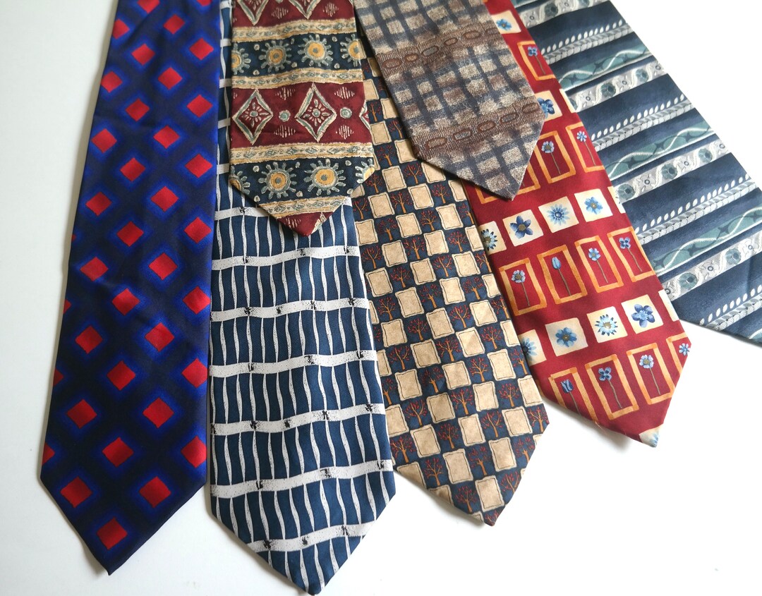 Vintage Silk Neck Ties Neckties , St Michaels, Austin Reed - Etsy UK