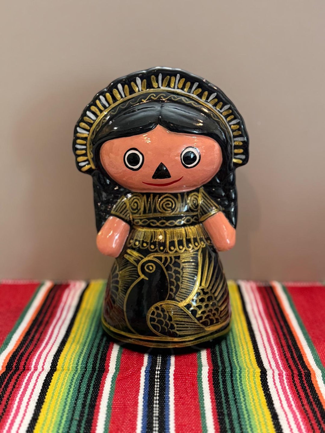 Mexican Crafts, Lele Doll, Clay Mud Doll, Piggy Bank, Mexican Doll ...