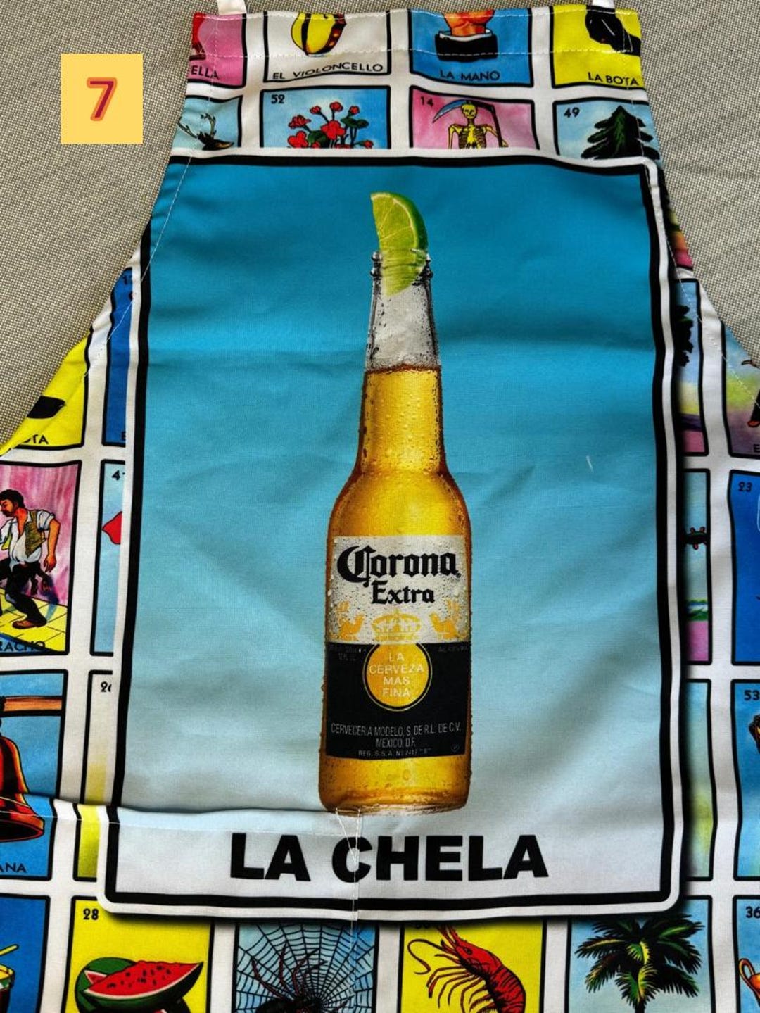 Mexican Loteria Apron, Mexican Apron, Kitchen Apron, Kitchen ...