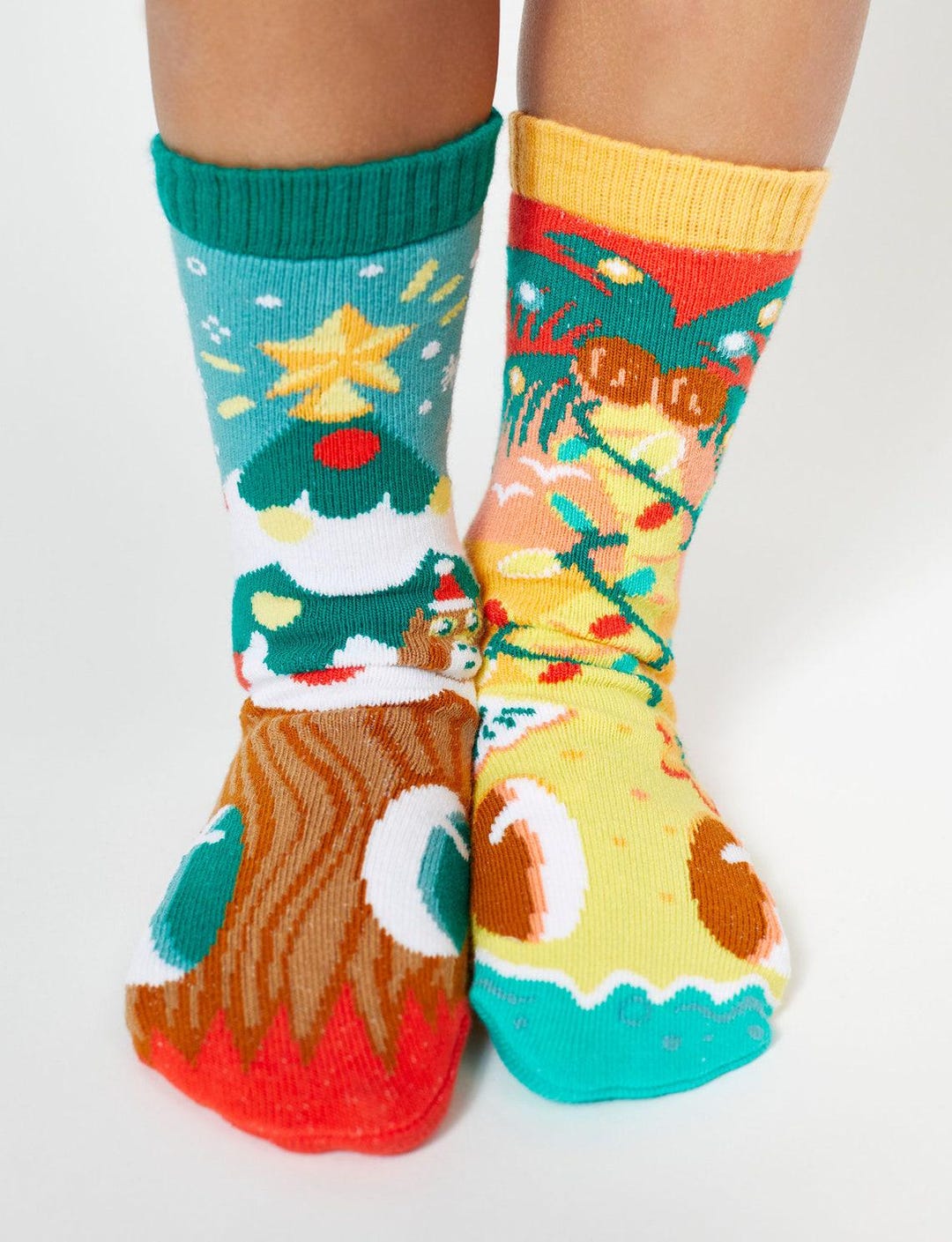 Christmas Pals Socks – Kids Holiday Tree Character Socks - Etsy