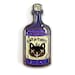 Cat-a-tonic Poison Bottle Enamel Lapel Pin With Purple Glitter - Etsy ...