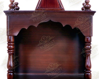 Designer Pooja Mandir / Mantap / Wooden Temple With Drawer, Wood Home ...