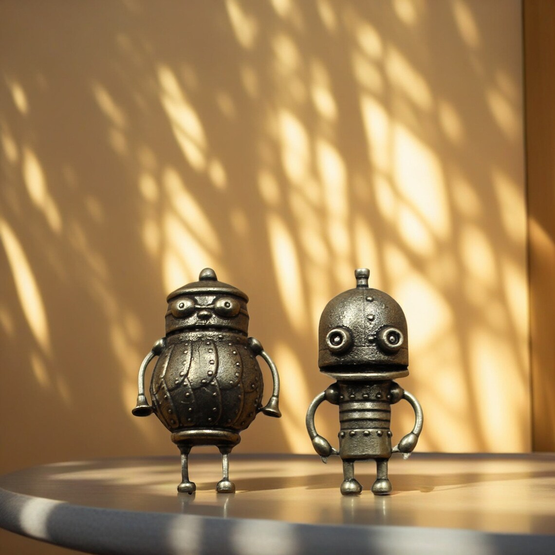 Vintage Style Brass Robot Figurine Cute Robot Figurine Statue - Etsy