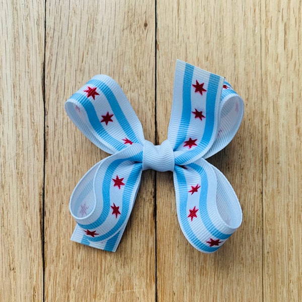 Flag Hair Bow - Etsy