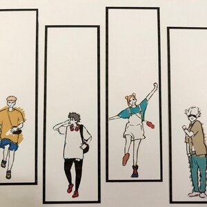 Jujutsu Kaisen S1 Outro Sketch Character Bookmarks Itadori Megumi ...