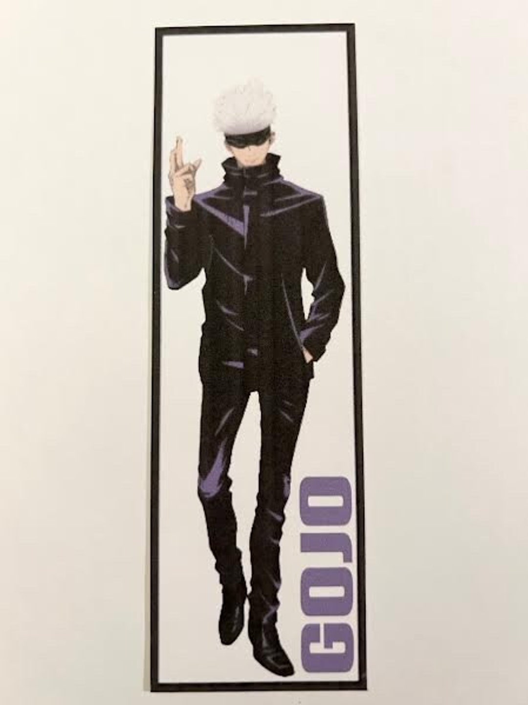 Jujutsu Kaisen Satoru Gojo Bookmark - Etsy