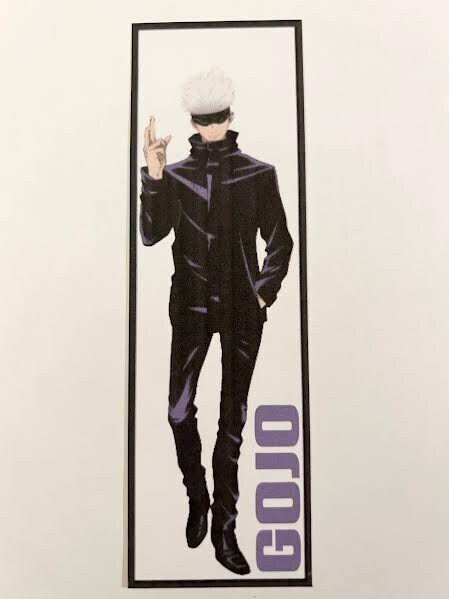 Jujutsu Kaisen Satoru Gojo Bookmark - Etsy