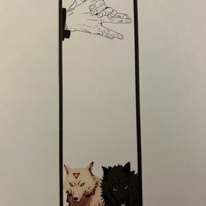 Jujutsu Kaisen Megumi Fushiguro Devine Dogs Bookmark - Etsy