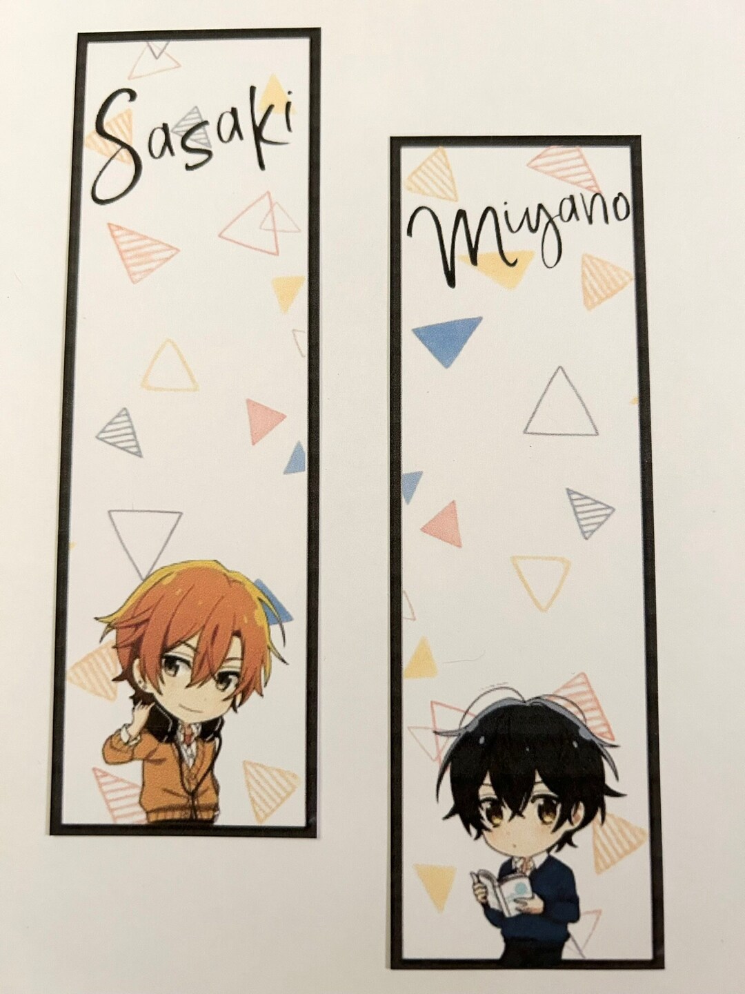 Sasaki and Miyano Chibi Character Bookmarks - Etsy