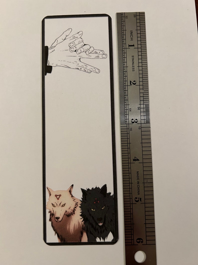 Jujutsu Kaisen Megumi Fushiguro Devine Dogs Bookmark - Etsy