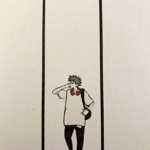 Jujutsu Kaisen S1 Outro Sketch Character Bookmarks Itadori Megumi ...