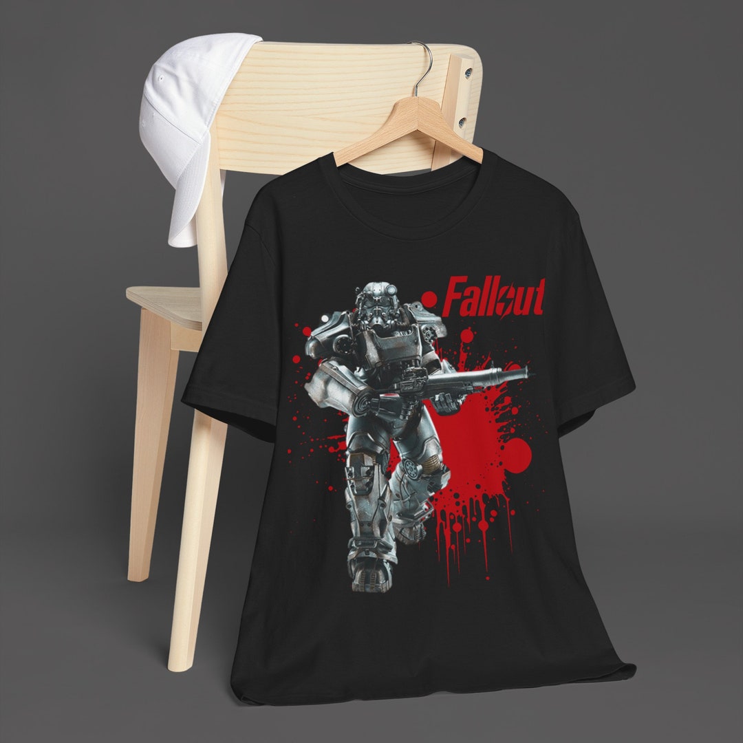 Fallout Shirt, Power Armor, T-60, Brotherhood of Steel, Bethesda, Gift ...