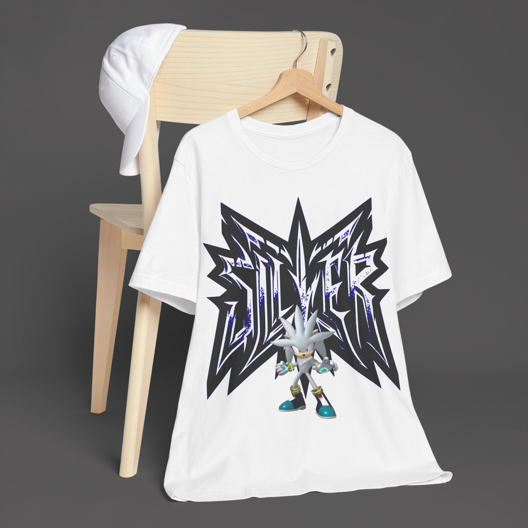 Silver the Hedgehog Shirt, Sega, Sonic Shirt, Gift For, Vintage Style ...