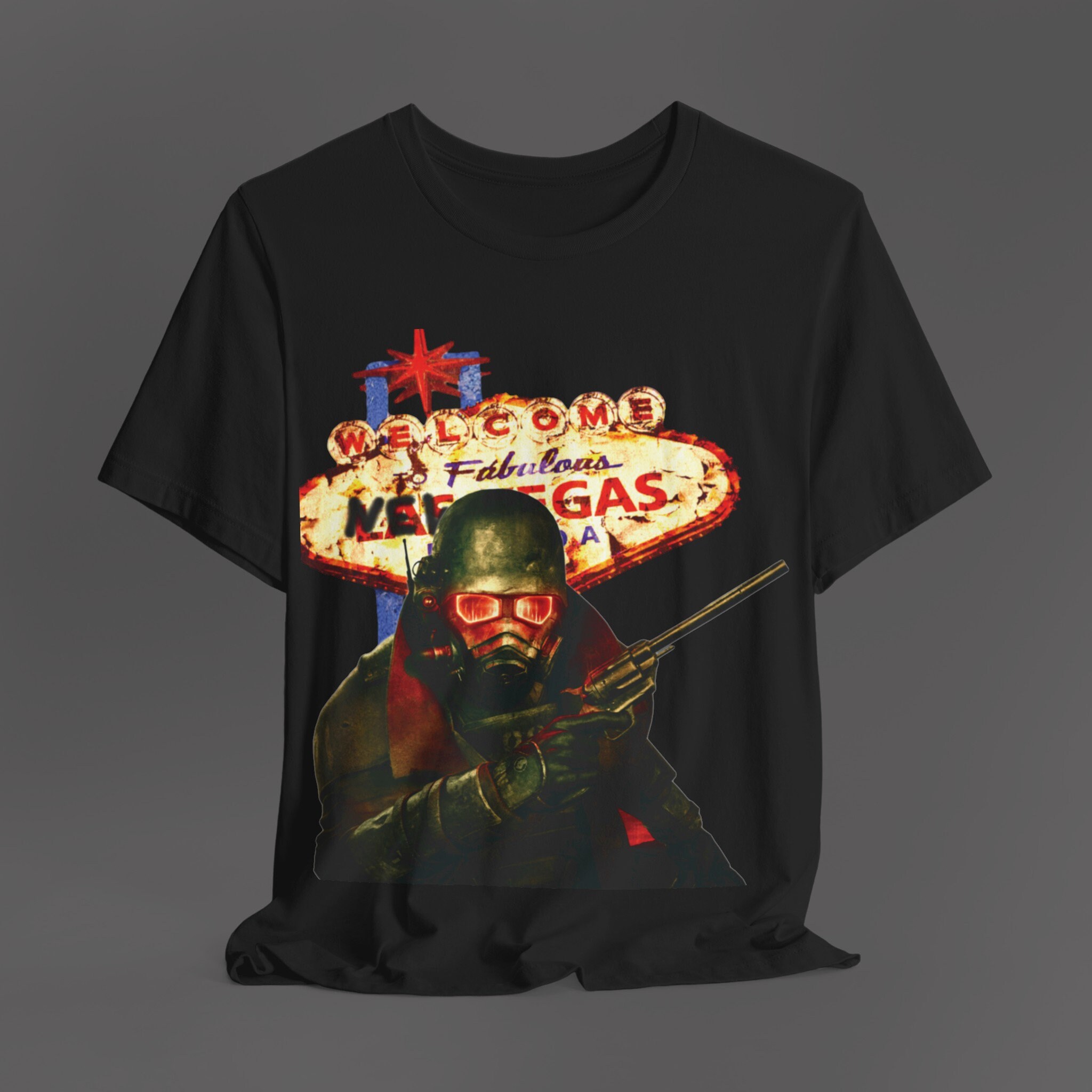 Fallout New Vegas Shirt, NCR Ranger, Bethesda, Vintage Style, Video ...