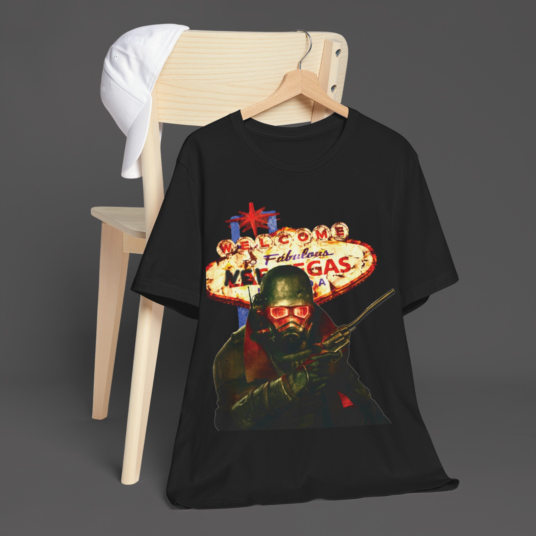 Fallout New Vegas Shirt, NCR Ranger, Bethesda, Vintage Style, Video ...