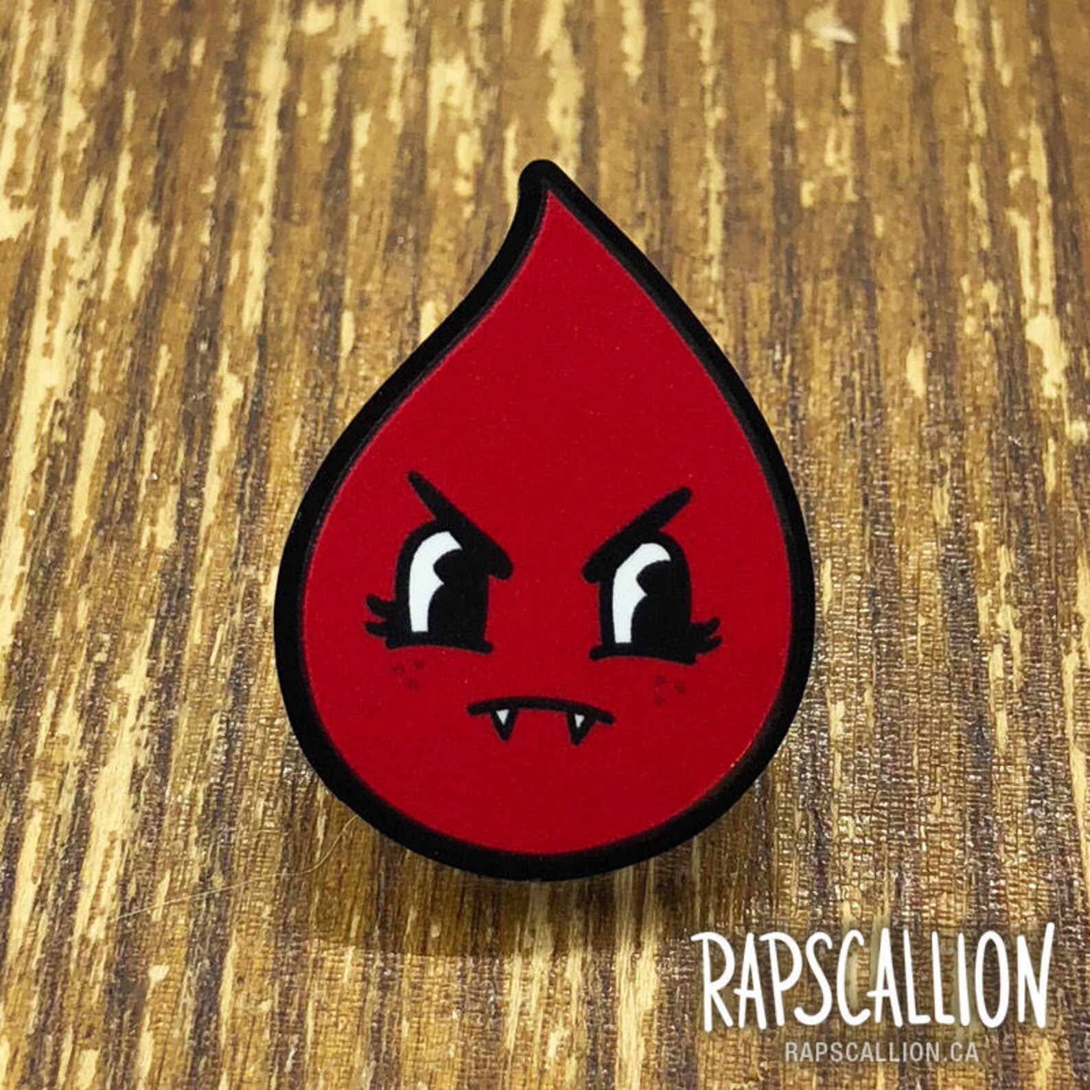 Blood Drop Lapel Pin - Etsy