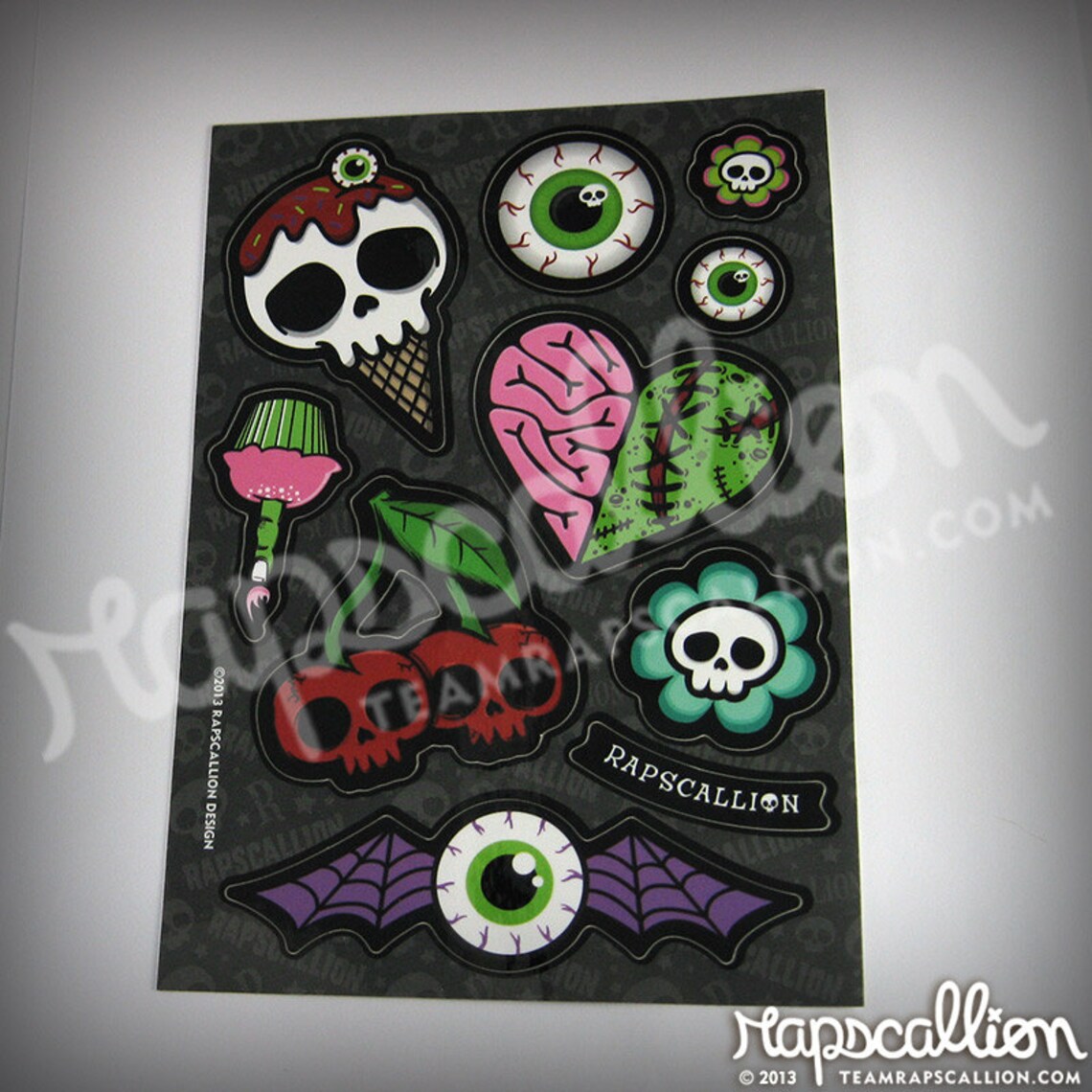 Zombie Sticker Sheet - Etsy