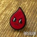 Blood Drop Lapel Pin - Etsy
