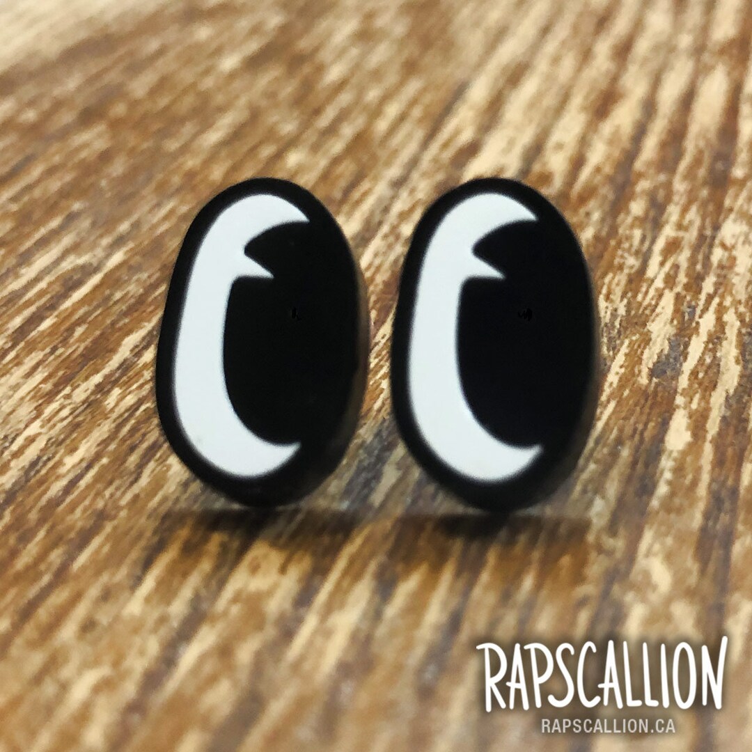 Retro Eyeball Acrylic Earrings - Cartoon, Comic, Cute, Kawaii, Eyes ...