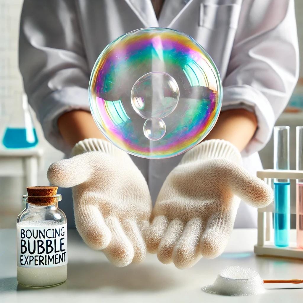 Create the Bouncing Bubble Experiment! DIY Science Kit for Kids, Fun ...