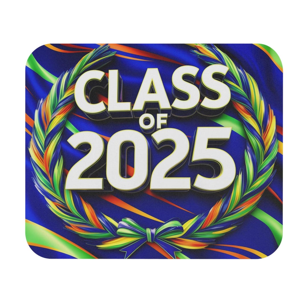 Class of 2025 Graduation Mouse Pad | Personalized Rectangular Desk ...