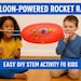 Balloon-powered Rocket Race: Easy DIY STEM Activity for Kids to Learn ...