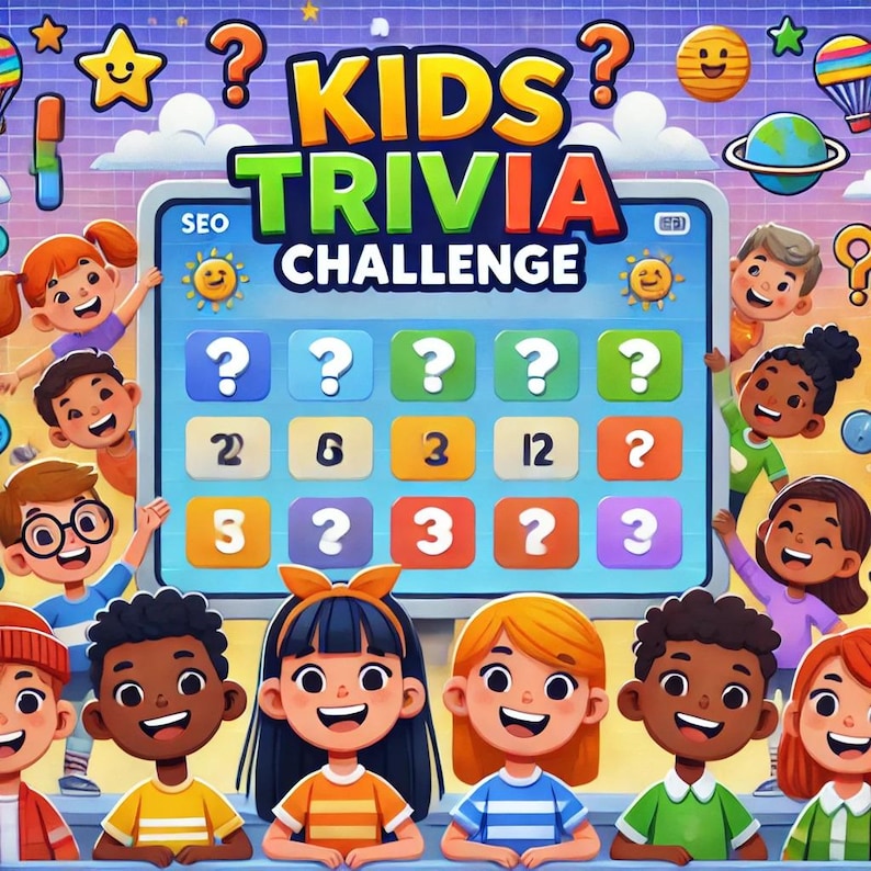 Kids Trivia Challenge – Fun & Interactive Quiz Game for Smart Learners ...
