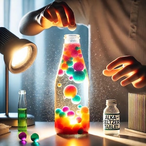 Créez votre propre lampe à lave ! Kit scientifique DIY pour enfants ...