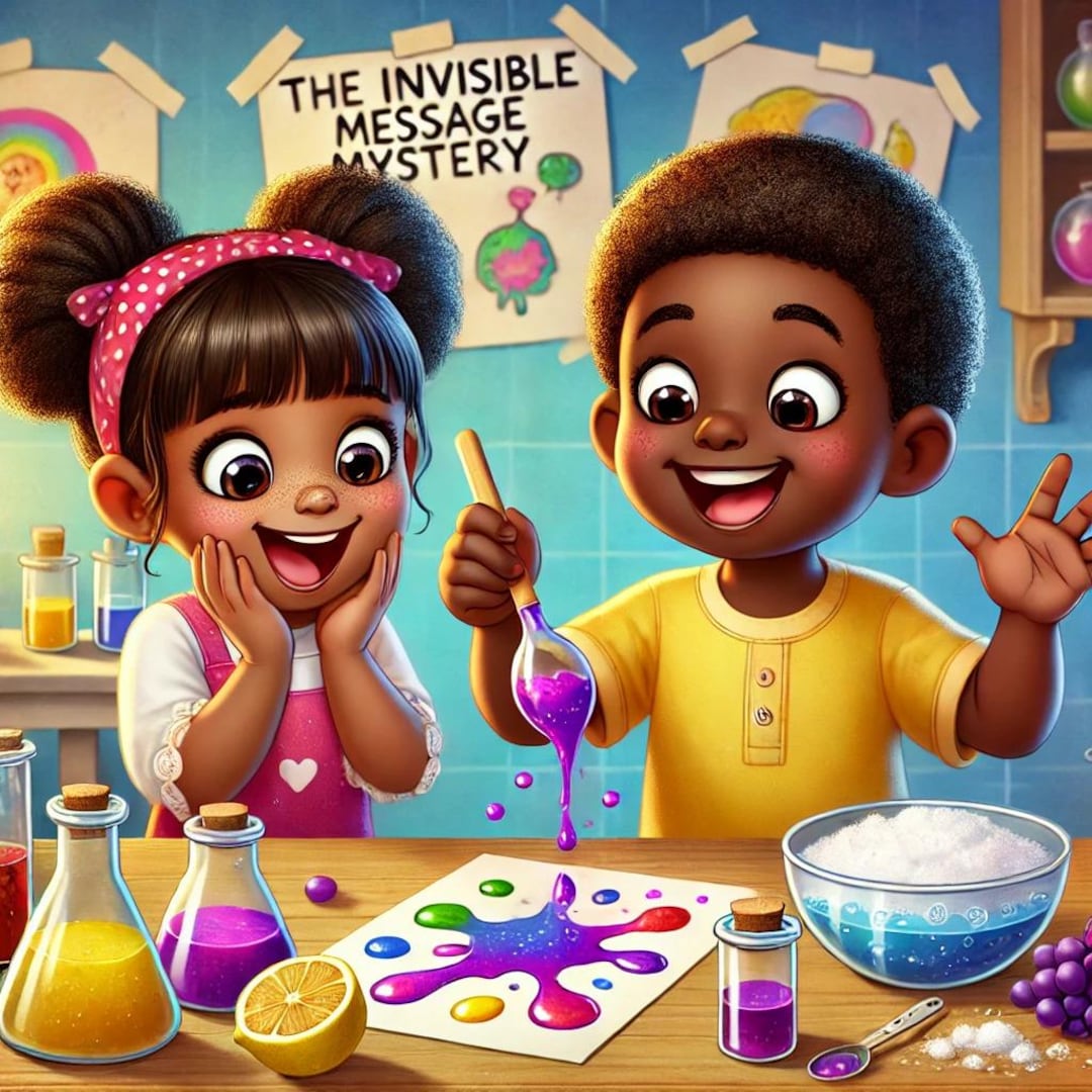 The Invisible Message Mystery: Fun Kids Science Experiment With Hidden ...