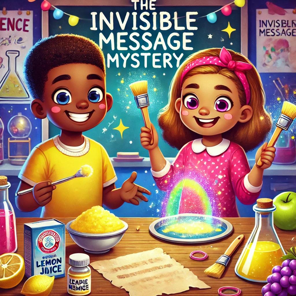 The Invisible Message Mystery: Fun Kids Science Experiment With Hidden ...
