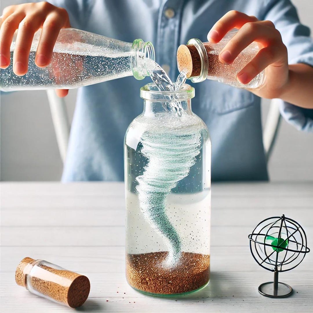 Create Tornado in a Bottle! DIY Science Kit for Kids, Fun STEM ...