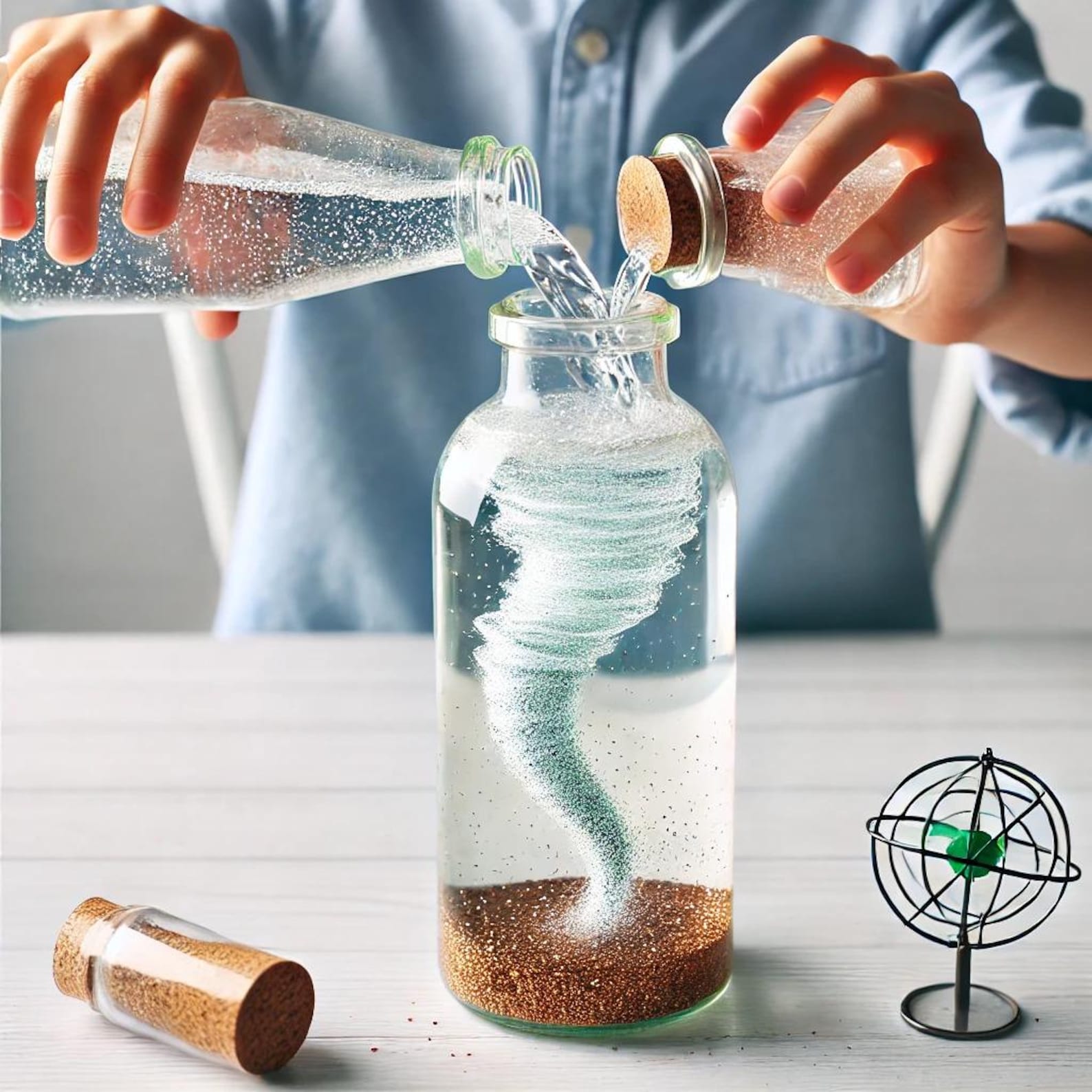 Create Tornado in a Bottle! DIY Science Kit for Kids, Fun STEM ...