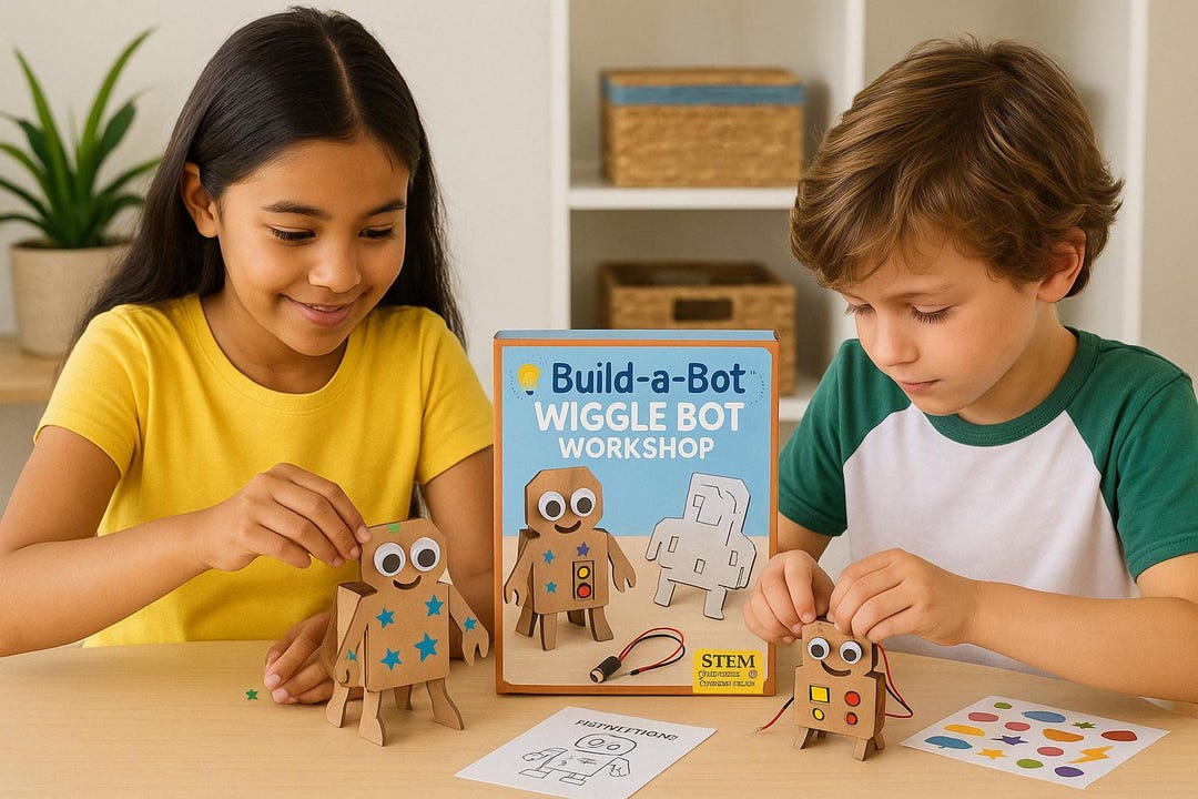 Build-a-bot: Wiggle Bot Workshop - Etsy