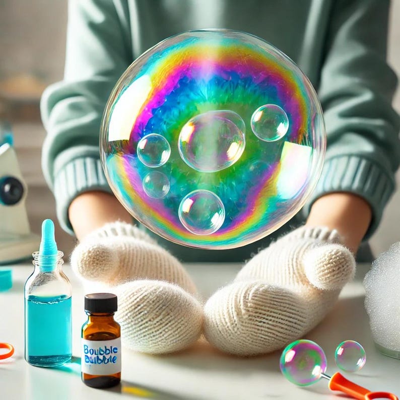 Create the Bouncing Bubble Experiment! DIY Science Kit for Kids, Fun ...