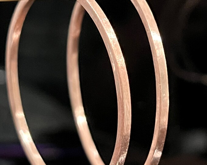 DYO Collection - Design Your Own Clip on Hoops Rose Gold Square - Etsy