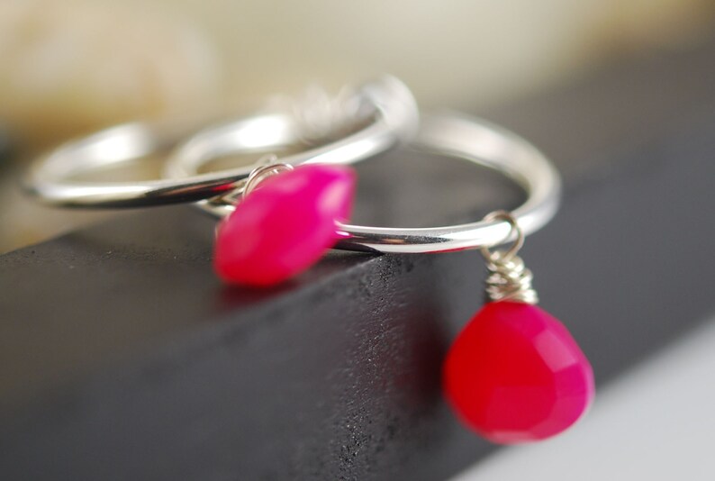 Hot Pink Clip on Hoops - Etsy