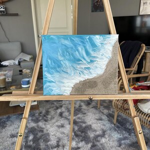 Textured Ocean Wave Painting - Sand - Etsy