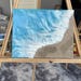 Textured Ocean Wave Painting - Sand - Etsy