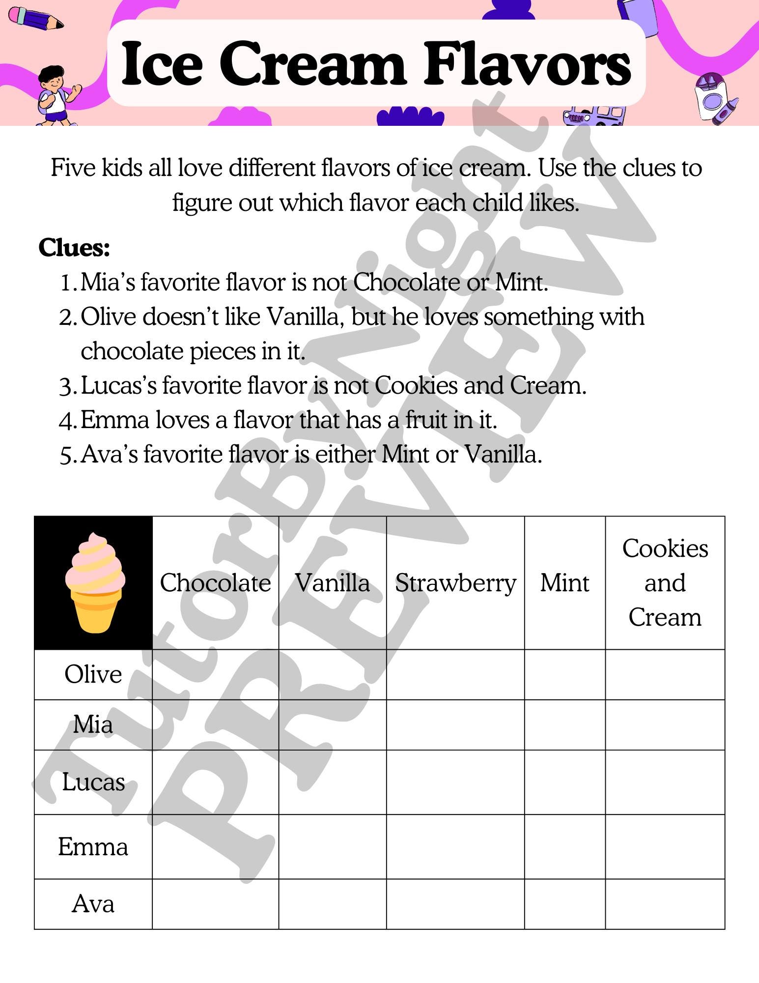 3rd + 4th Grade Logic Puzzles Download - Etsy