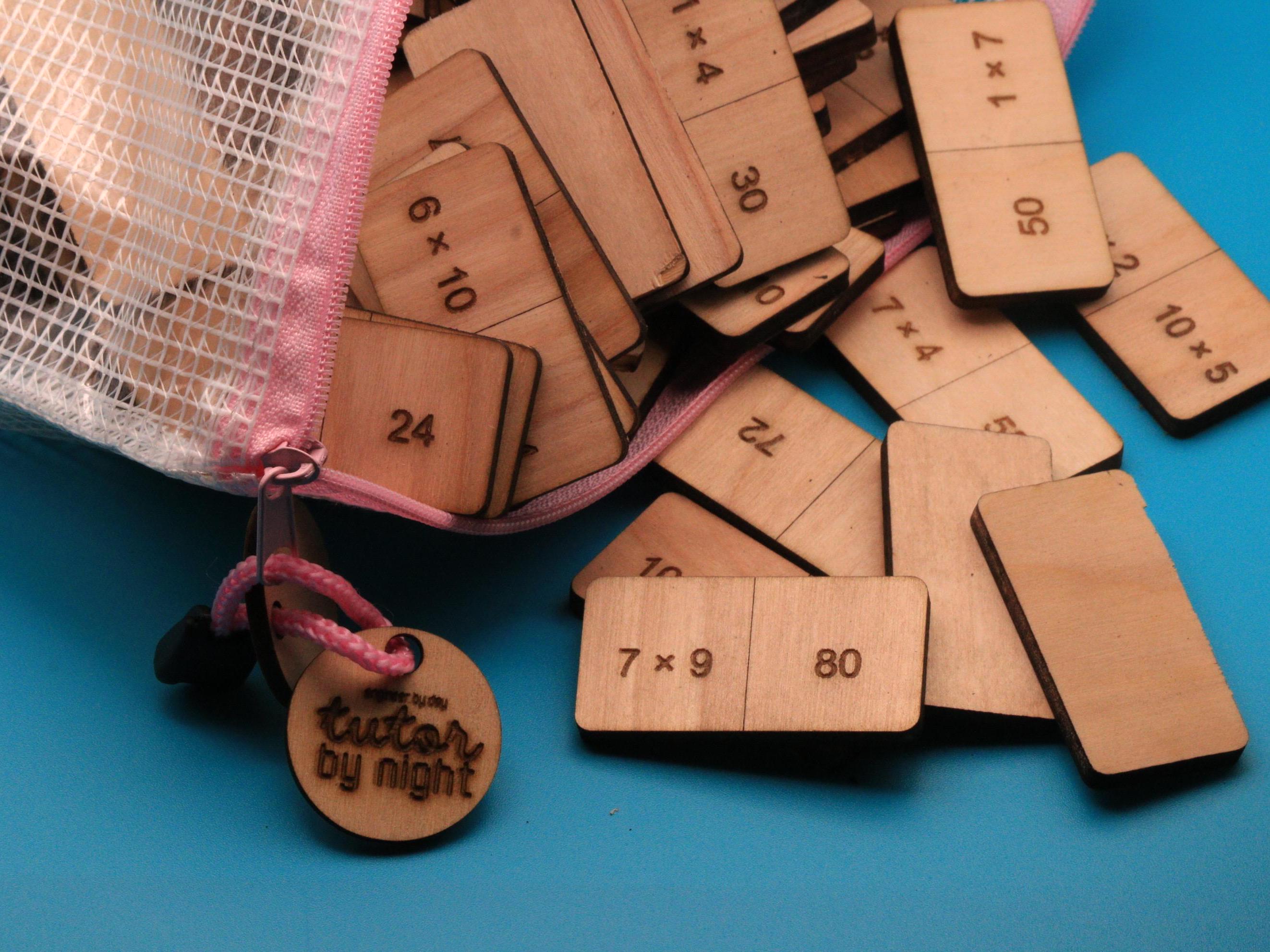 Multiplication Fact Dominoes - Fun Math and Learning Games for Kids - Etsy