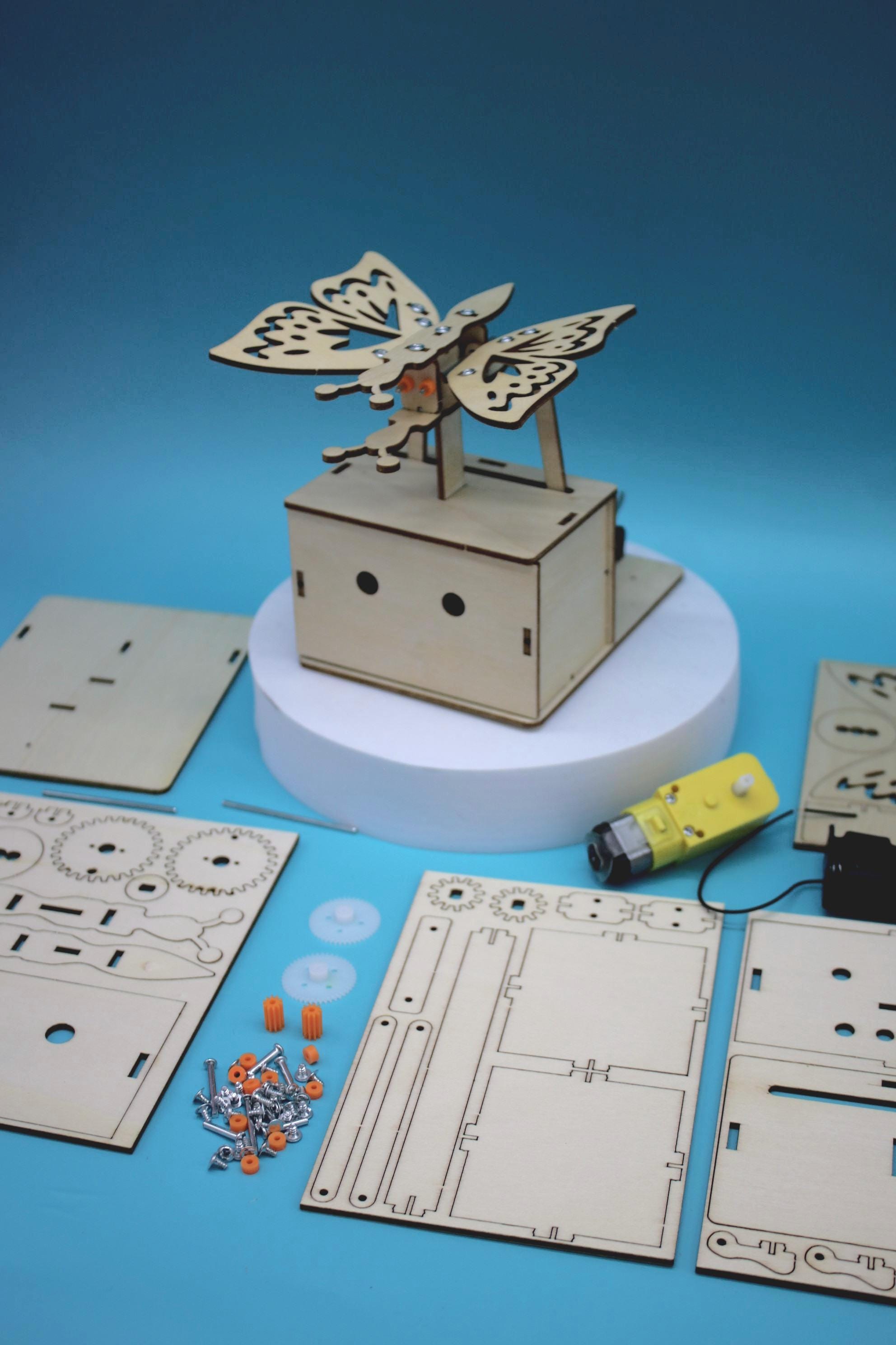 DIY Mechanical Butterfly STEM Kit - Learning Kits for Kids - Etsy