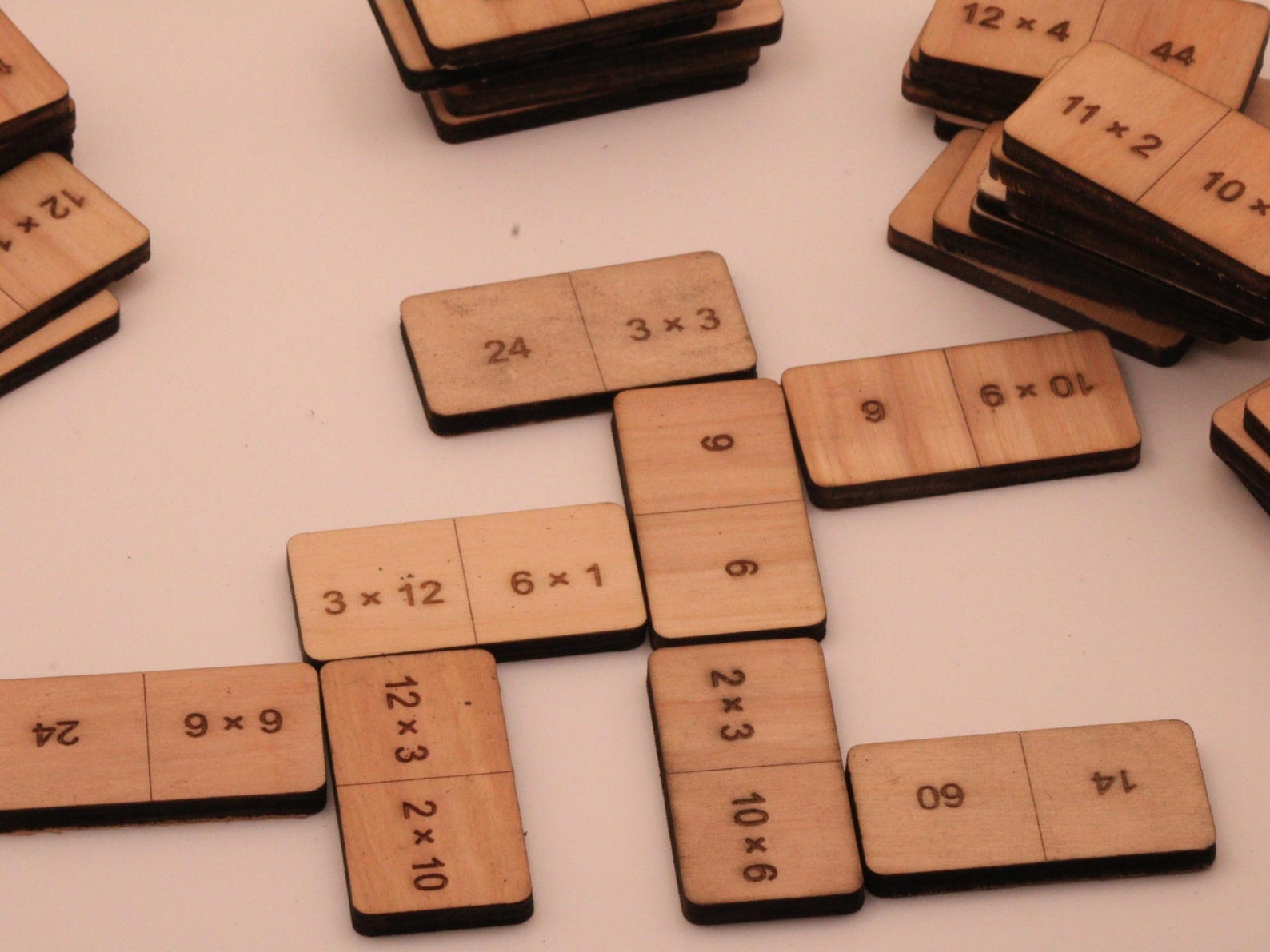 Multiplication Fact Dominoes - Fun Math and Learning Games for Kids - Etsy