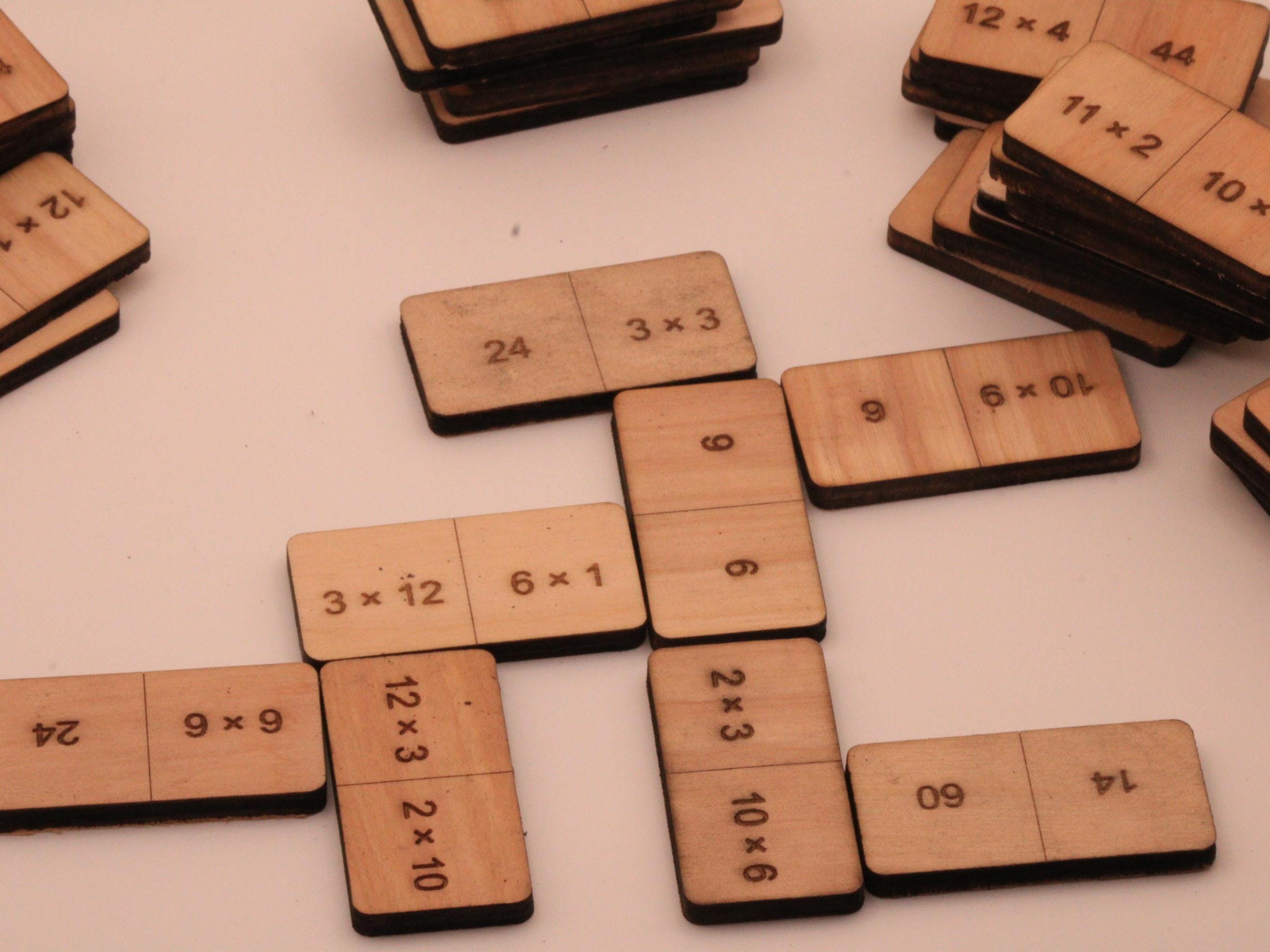 Multiplication Fact Dominoes - Fun Math and Learning Games for Kids - Etsy