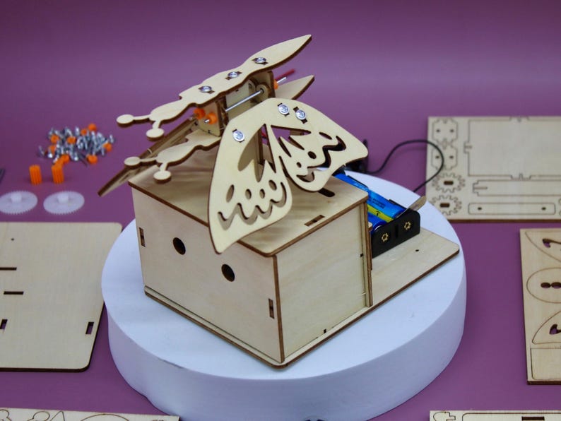 DIY Mechanical Butterfly STEM Kit - Learning Kits for Kids - Etsy