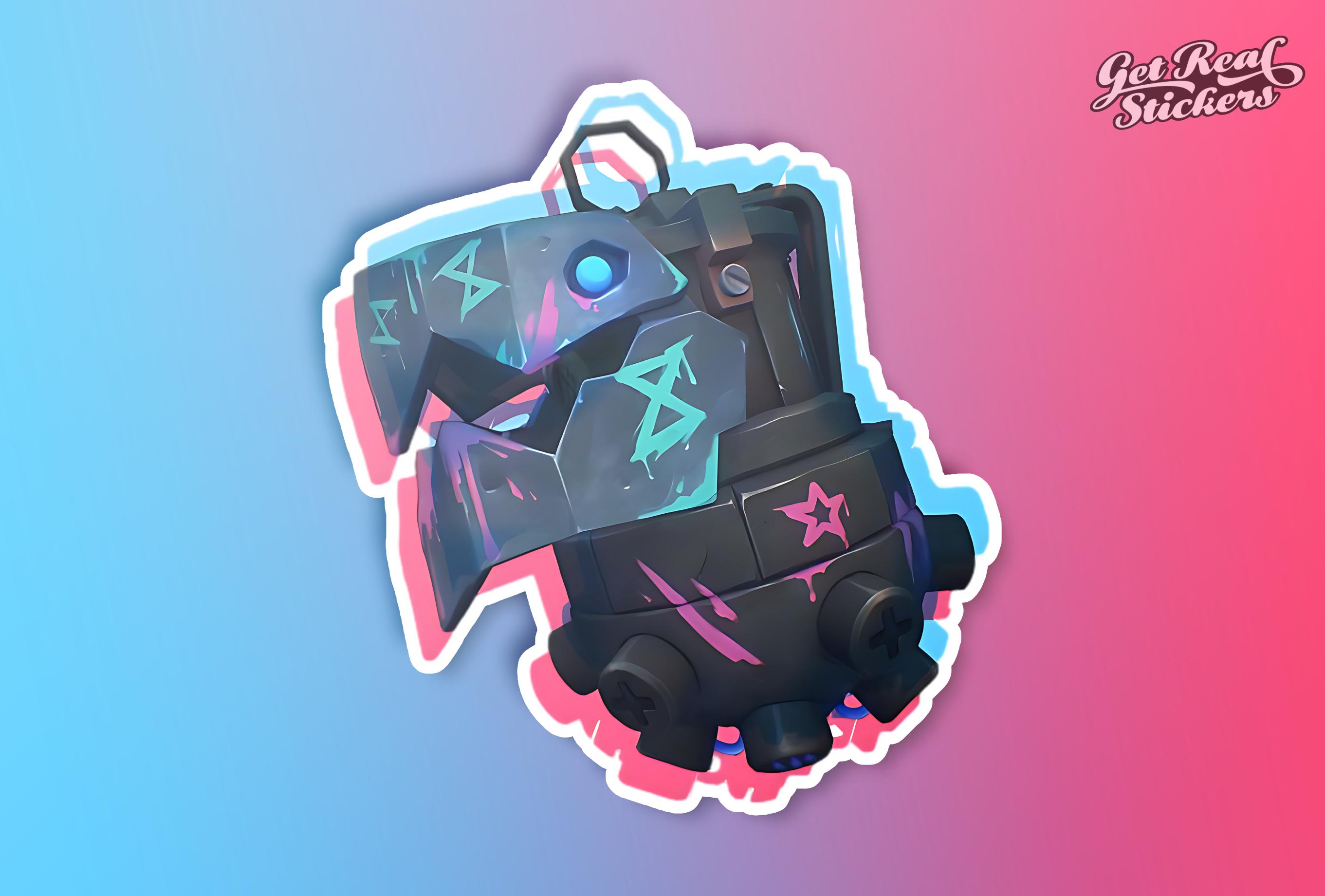 Jinx Grenade Anime Style Sticker | Arcane & League of Legends | Vinyl ...