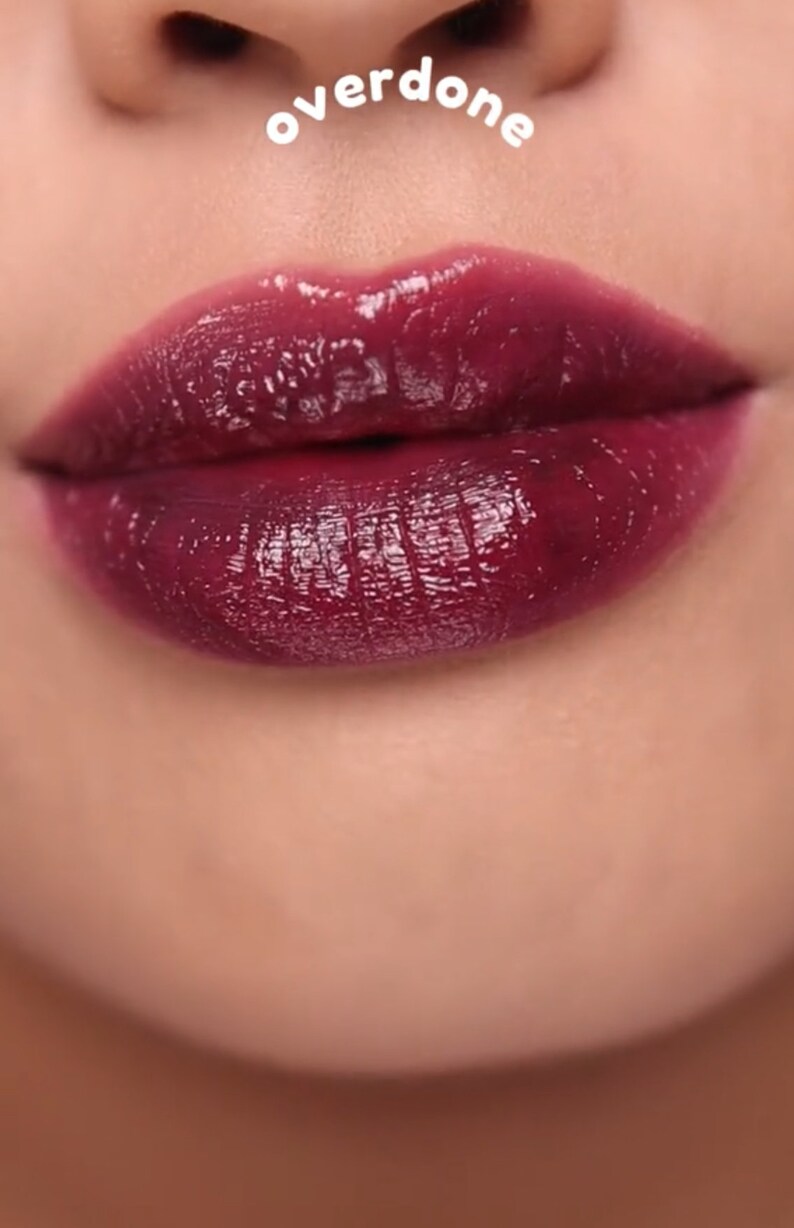 Lip Tint Glossy Finish Powerful Lip Stain for Dry Lips Longlasting Lip ...