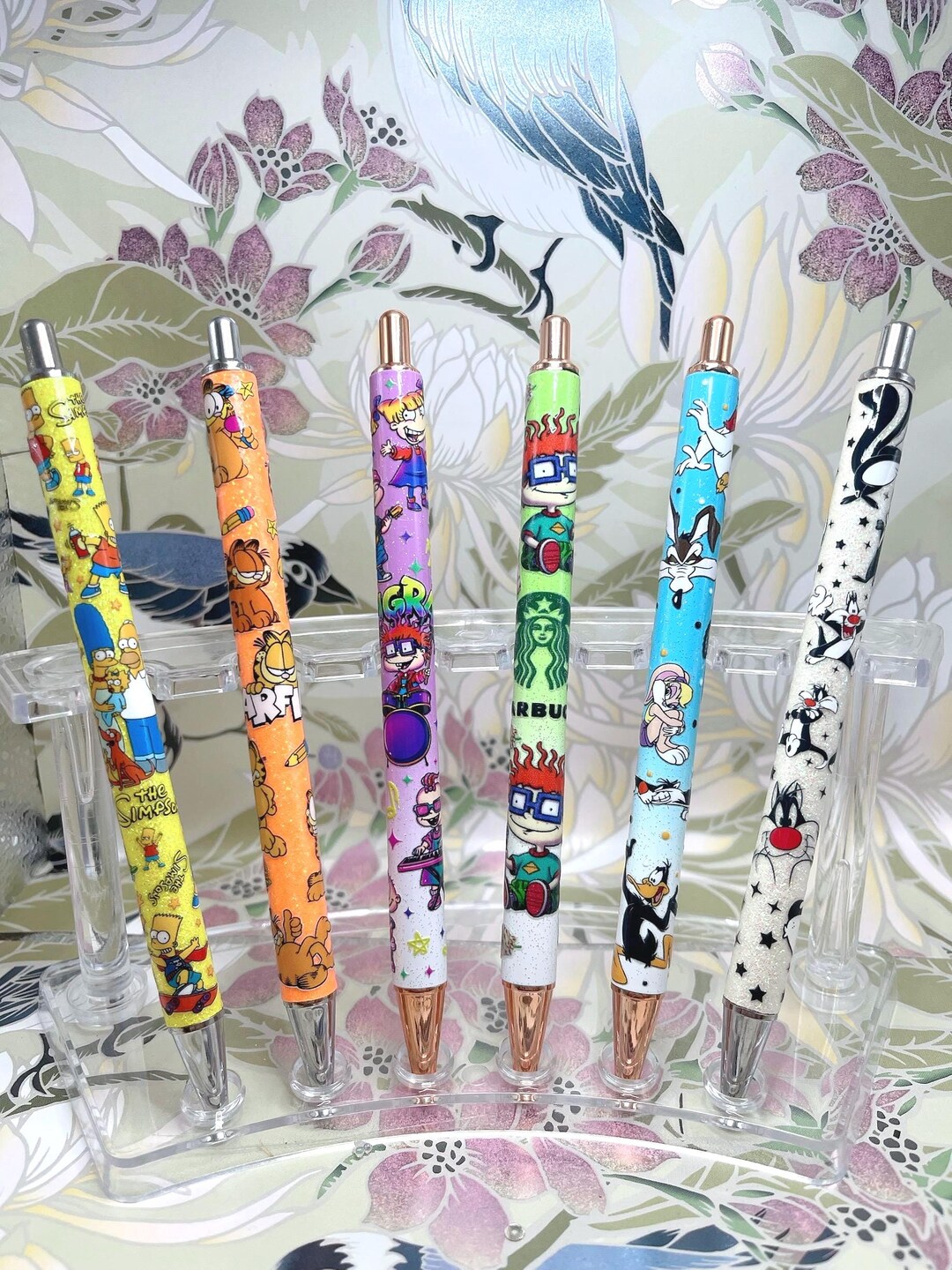 Character Pens the Simpsons Garfield Looney Tunes Rugrats Silvester and ...