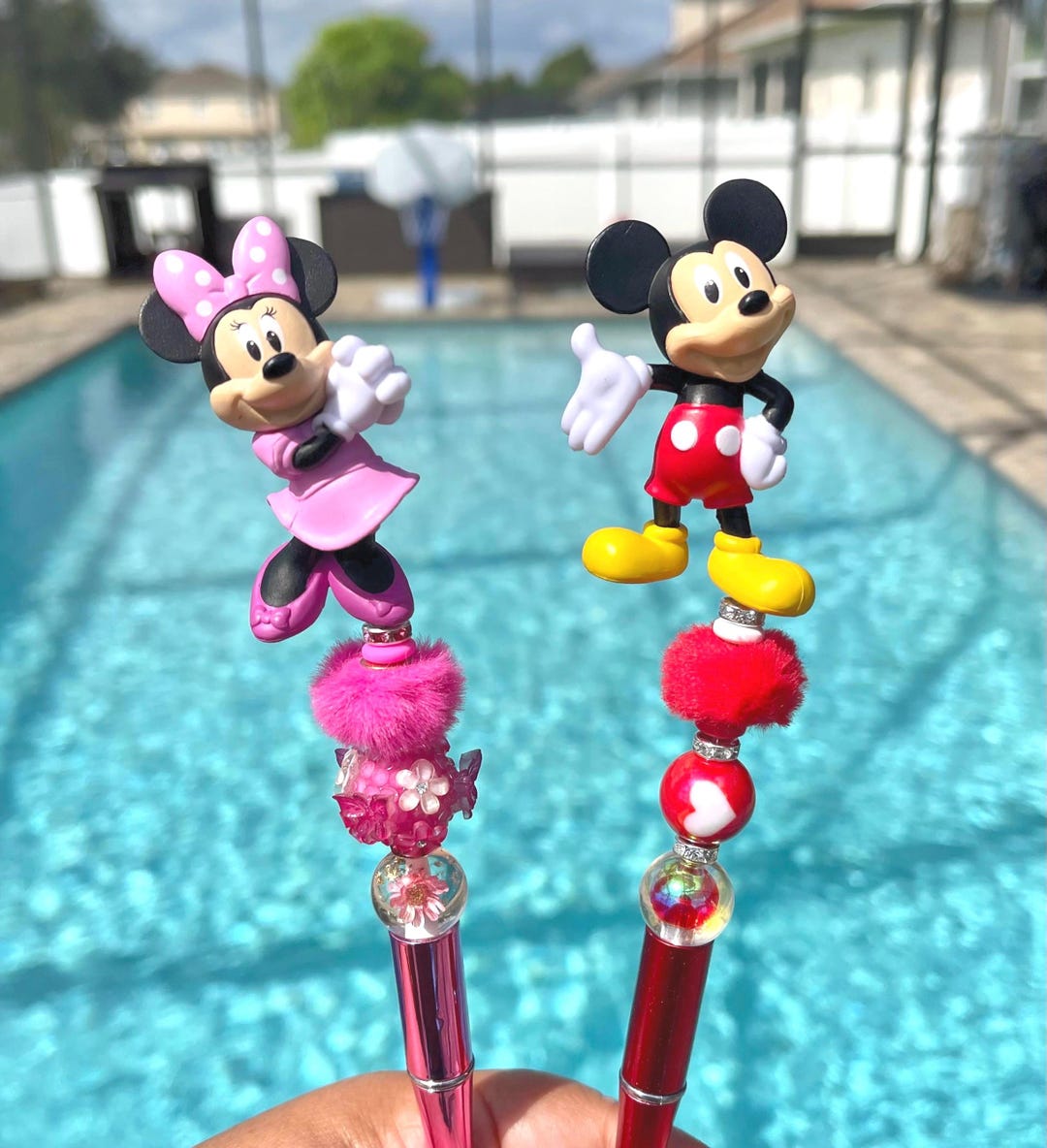 Character Pens Beaded Pen Custom Pen Doorables Disney Mickey Mouse ...