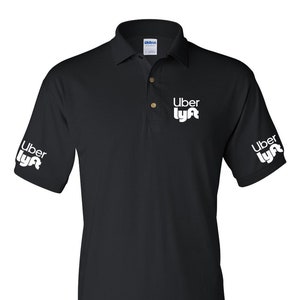 Uber Uniform Shirt. Taxi Driver Polo Shirt. Mens Uber Polo Shirt. - Etsy