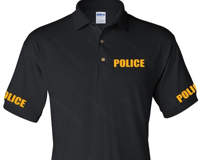 Police Uniform Shirt. Mens Police Polo Shirt. - Etsy